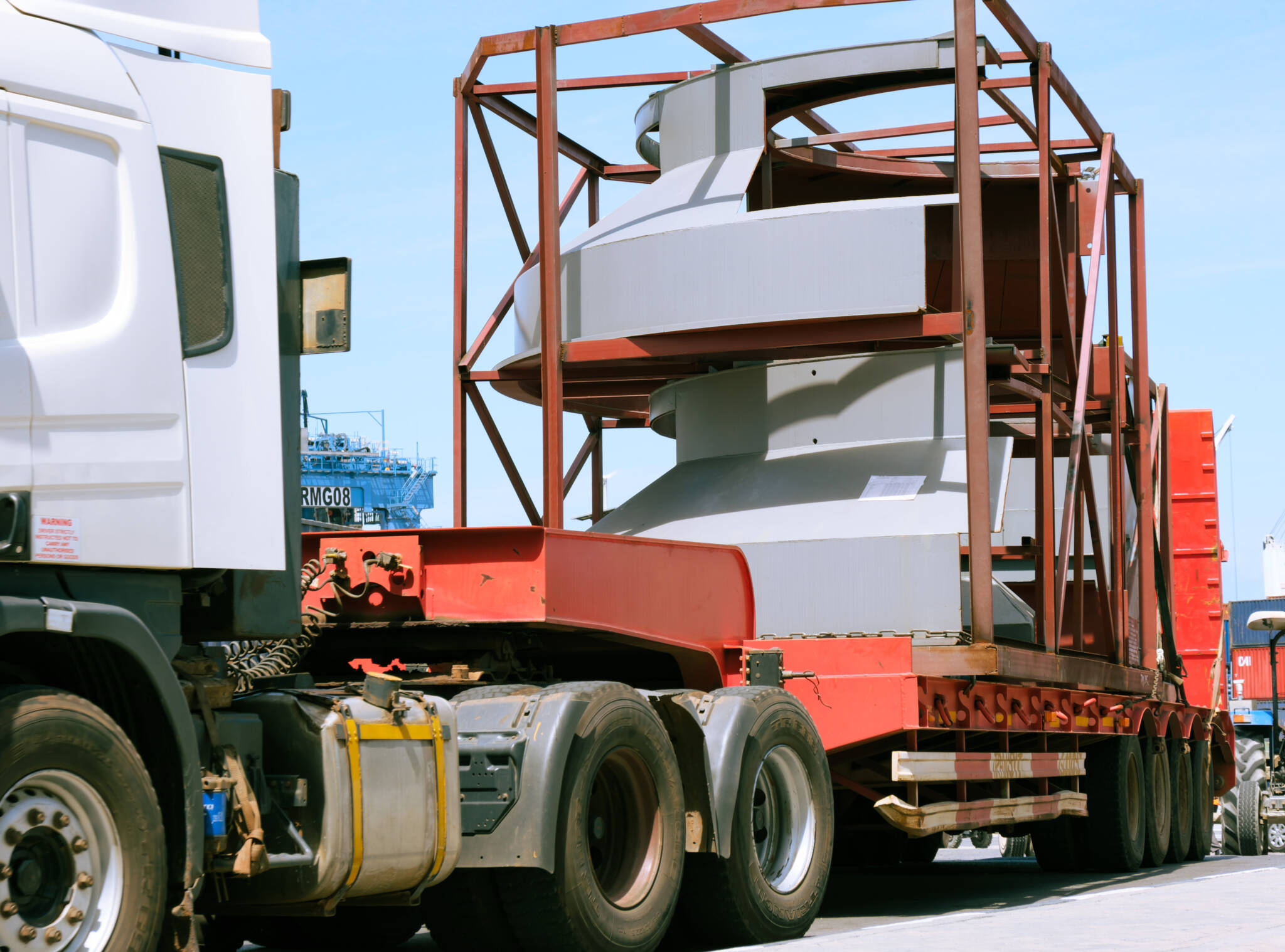 Heavy Cargo Handling for Cement Grinding Plant - Sovereign Logistics Ltd